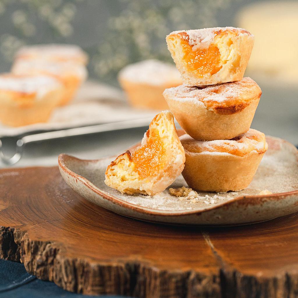 Mini Empada de Queijo com Damasco | Padaria Vianney